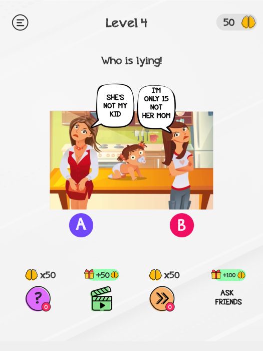 Braindom: Brain Games Test Answers Level 1 – Level 50