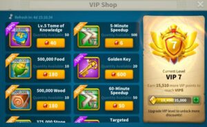 Rise of Kingdoms VIP Shop & Alliance Shop Guide
