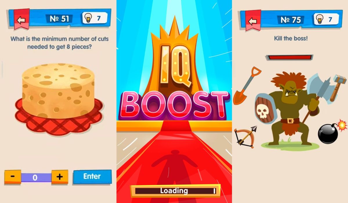 IQ Boost: Training Brain Games Level 51 – Level 75 Answers
