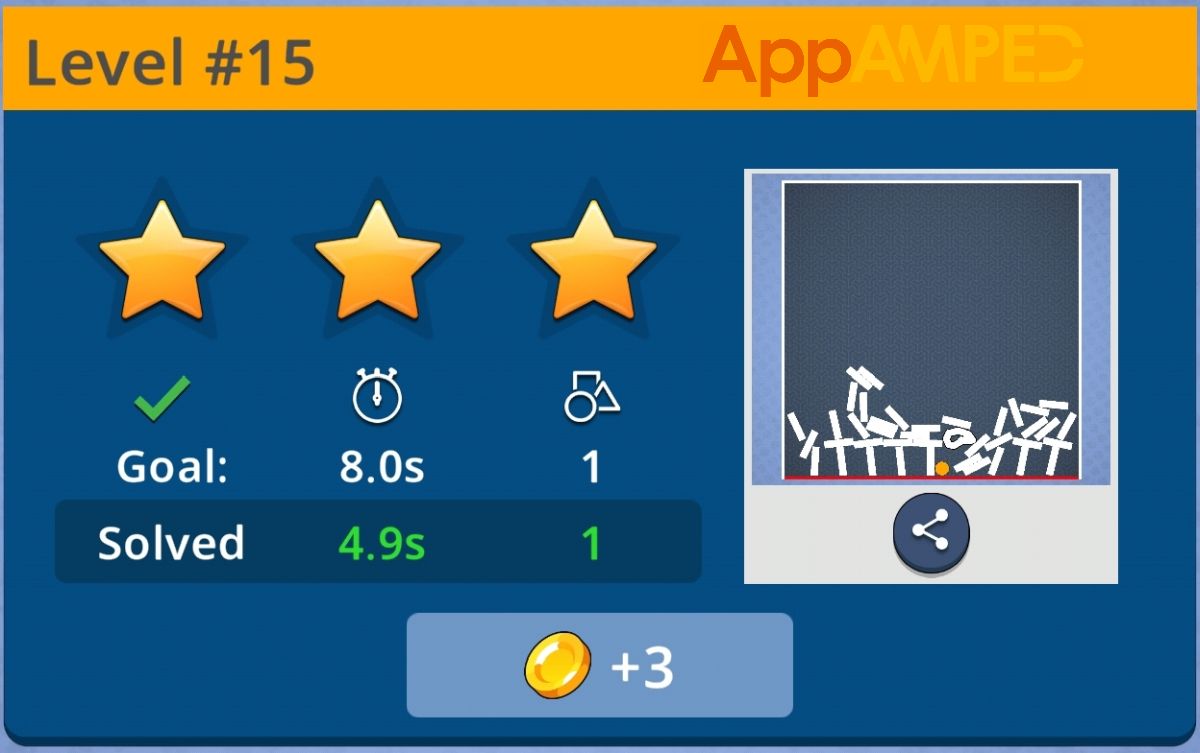 Brain It On! – Physics Puzzle Answers Level 9 – Level 20