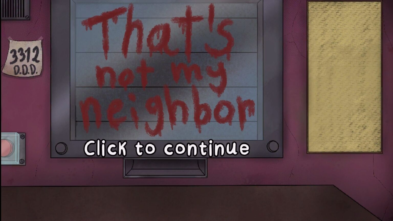 That’s Not My Neighbour – Chester Answers