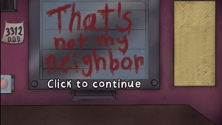 That’s Not My Neighbour – Chester Answers